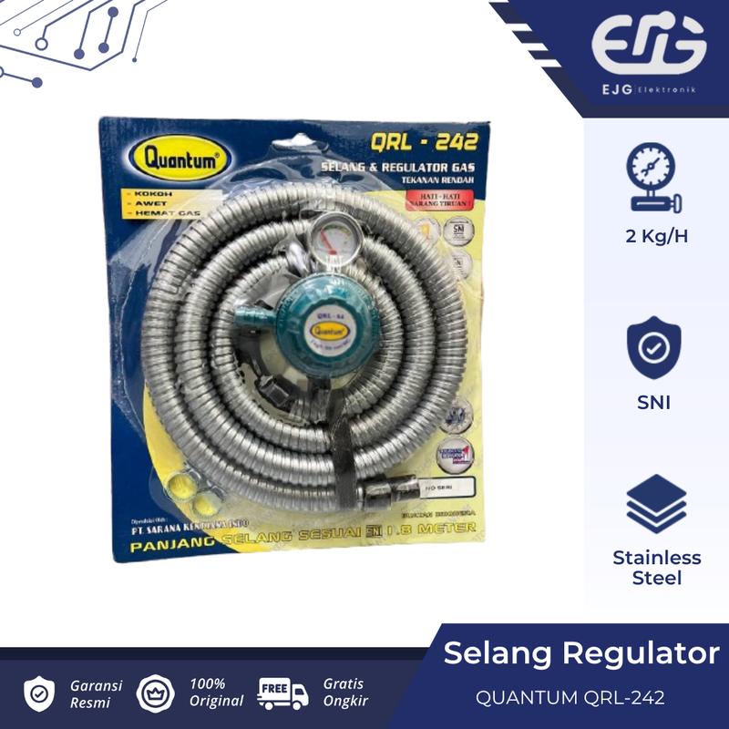 Selang Regulator Gas Quantum QRL 142 & QRL 242 - Shop | Tokopedia