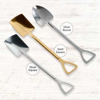 Sendok Teh Dessert Sekop Spoon Stainless Steel 3 PCS - Shop | Tokopedia