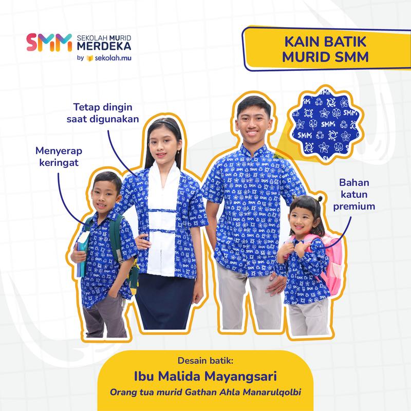 Kain Batik Seragam Sekolah Murid Merdeka SMM - Shop | Tokopedia