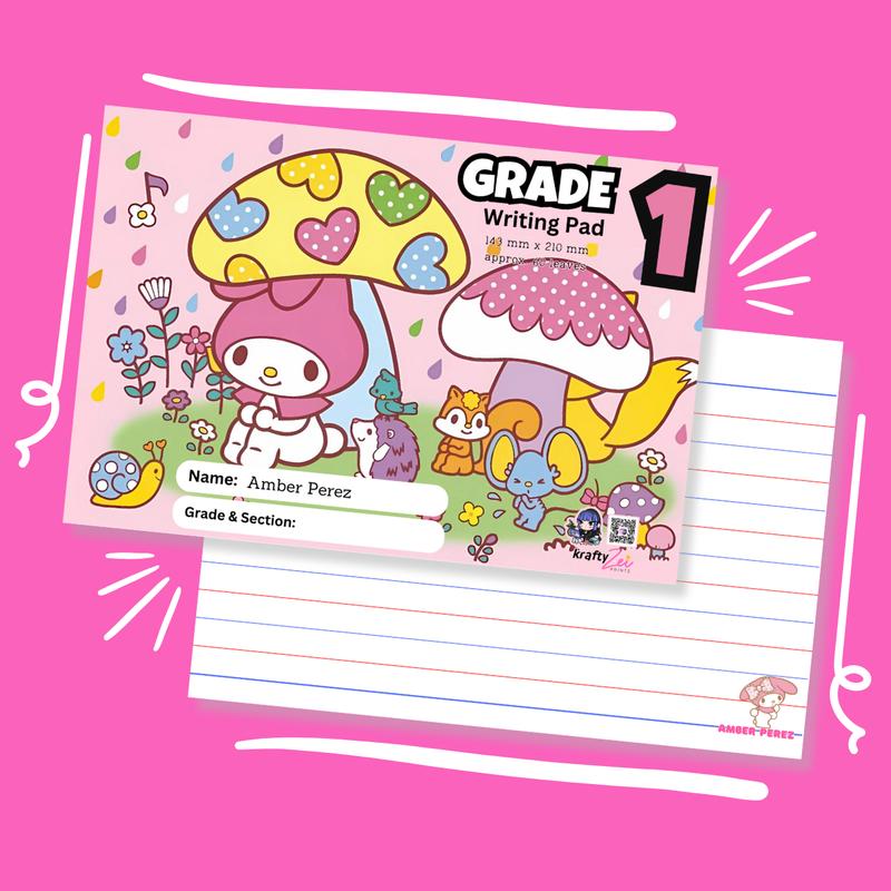 Hello KItty & Friends Personalized Writing Pad Paper (60 leaves ...