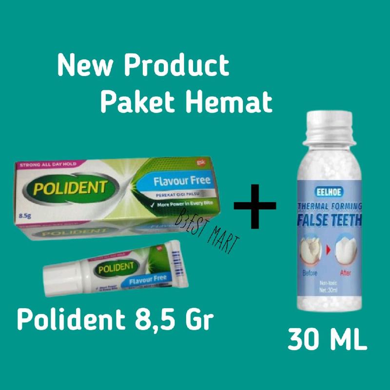 KEMASAN HEMAT Lem Gigi Polident 8.5 Gram Lem Gigi Tiruan Perekat - Shop ...