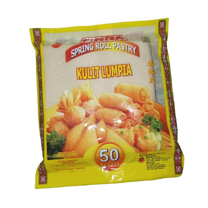 KULIT LUMPIA FINNA KUNING 50 LBR 125mmX125mm 200g terigu - Shop | Tokopedia