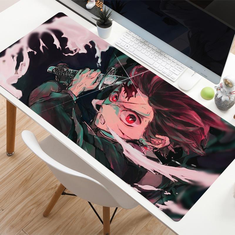 Mouse pad anime kimetsu no yaiba / demon slayer tanjiro nezuko giyu ...