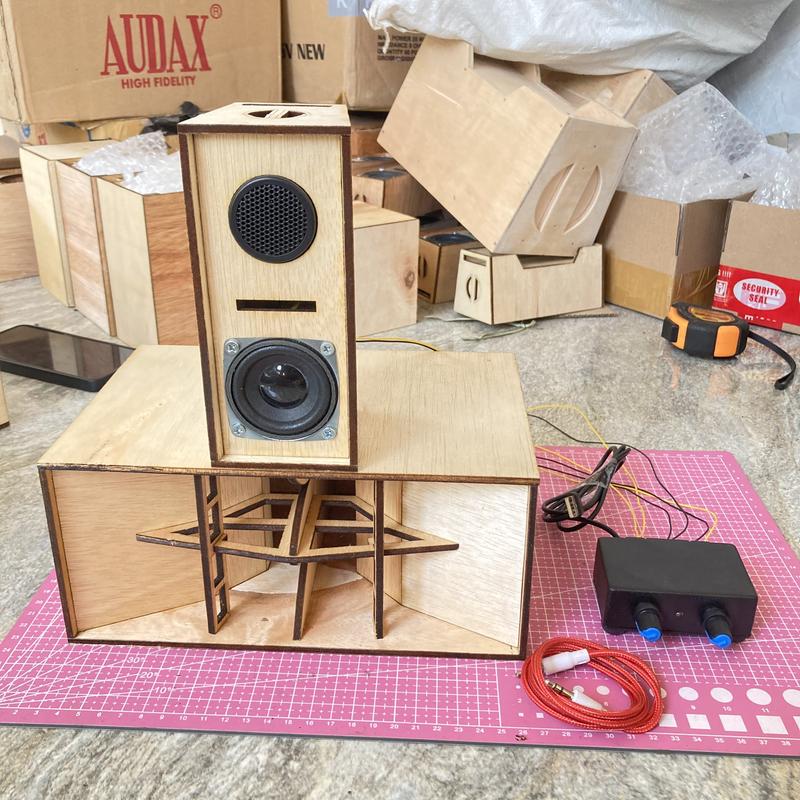 Paket Miniatur Sound Box CLA 3 inch Double dan Line Array 2 Inch Plus ...