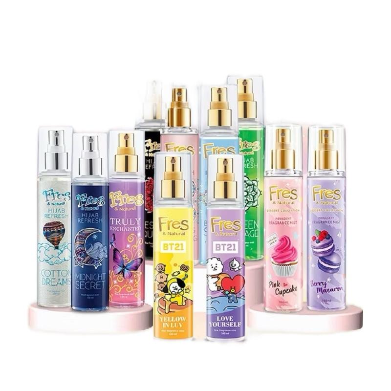 Fres & Natural Cologne Fragrance Mist Bod Mist Parfum Wanita 100ml ...