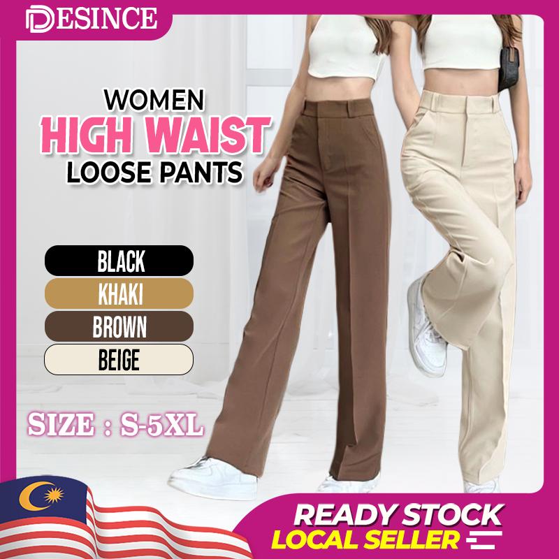DESINCE Women High Waist Loose Slack Style Apparel Soft Pocket - TikTok ...