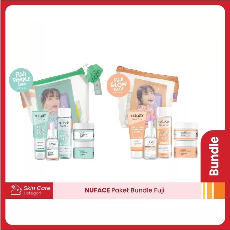 Nuface Fuji Paket Skincare 5IN1 Series Glow Bestie | Pimple Care - Shop ...