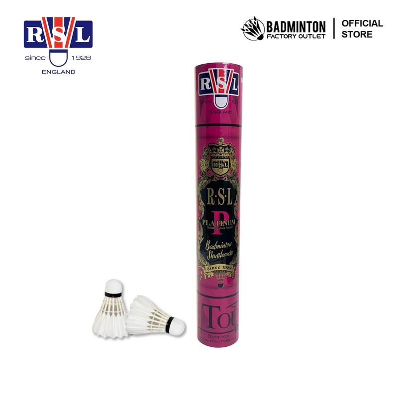 RSL Platinum Shuttlecock | S77 | Selected Goose Feather | 12PCs ...