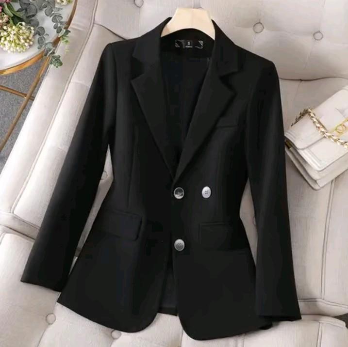 Jas Blazer wanita kekinian Formal Cewek Kantor - Shop | Tokopedia