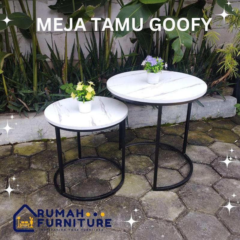 Meja Goofy / Meja Aesthetic/ Meja Tamu / Meja Modern / Meja Minimalis ...