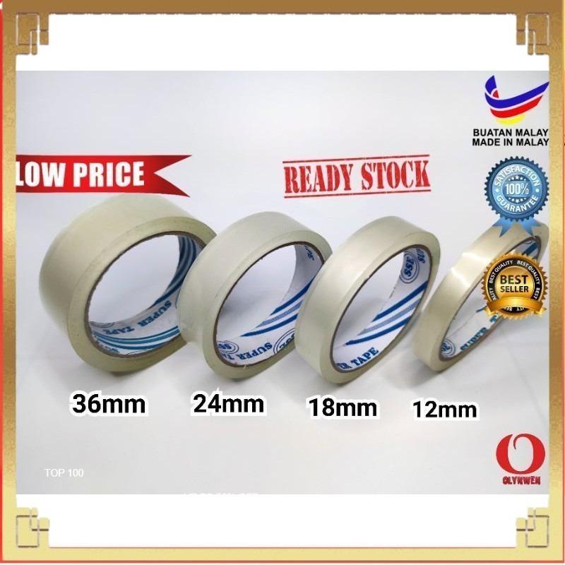 OPP tape stationary 50yards tape Adhesive Transparent 12mm 18mm ...