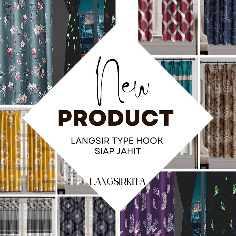 Langsir Bercorak Semi Blackout Jenis Hook - Sliding Door,Pintu - TikTok ...