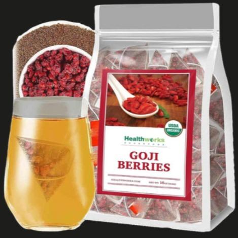 FLAVORS GOJI BERRY TEA/Dried goji berries/Beri goji kering/Dried ...