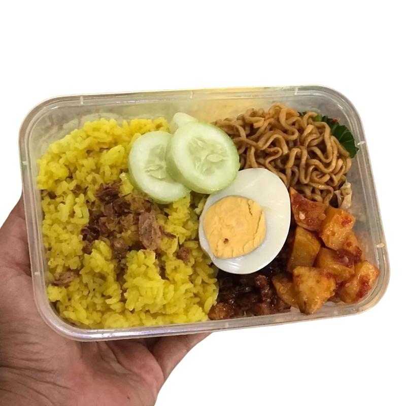 Nasi kuning box makanan khas dki jakarta - Shop | Tokopedia