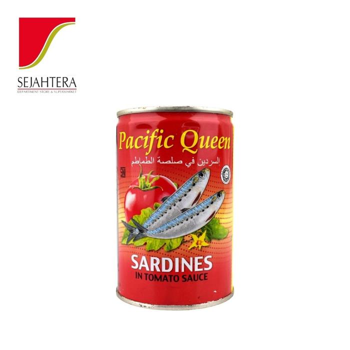Jual Pacific Queen Sardines 155gr - Ikan Sarden Kaleng Saus Tomat ...