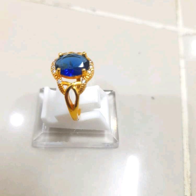 CINCIN BATU SERAI BIRU ORI PREMPUAN READY STOCK Rings - TikTok Shop Malaysia