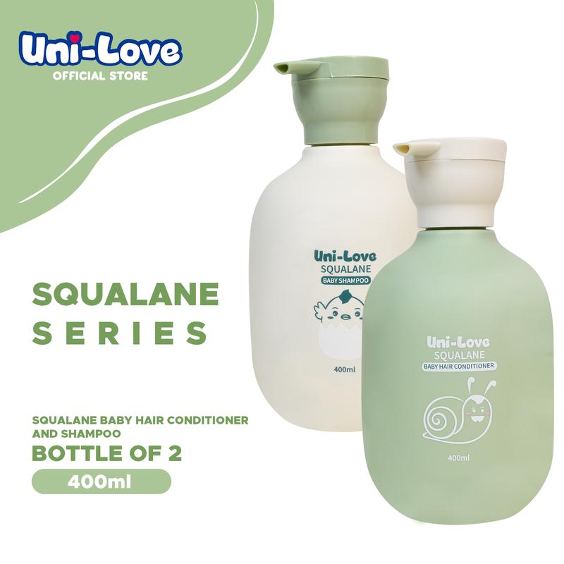 Uni-Love Squalane Baby Shampoo and Baby Conditioner 400ml (Combo ...