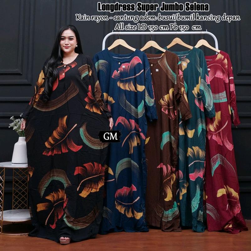 Daster panjang super jumbo LD 150++ muat di atas 100kg - Shop | Tokopedia