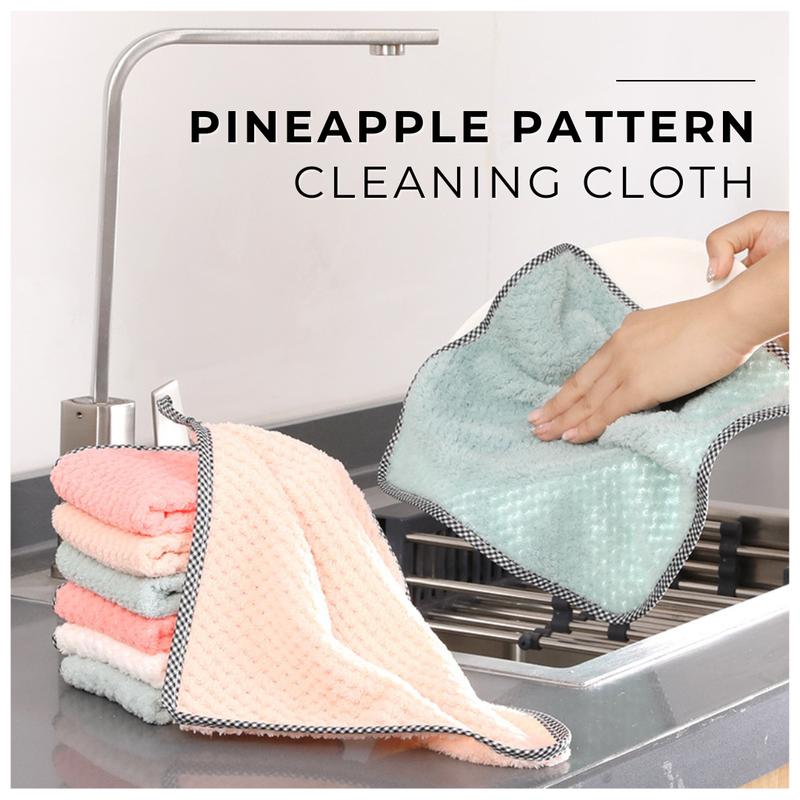Cleaning Cloth Kitchen Towel Coral Fleece Towel Cleaning Dis - TikTok ...
