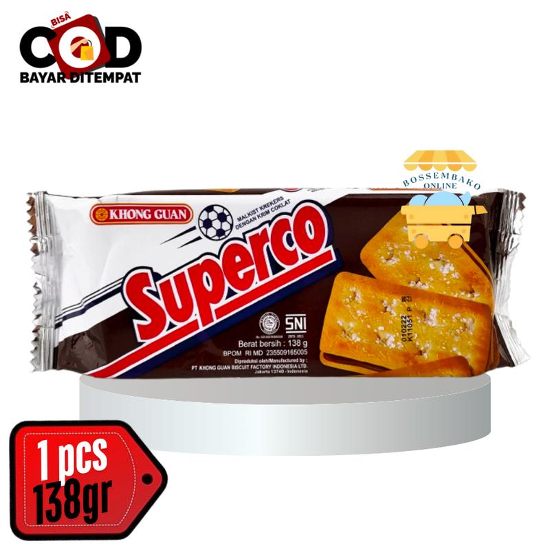 Khong Guan Superco 138gr Malkist Dengan Krim Cokelat Biskuit Khongguan ...