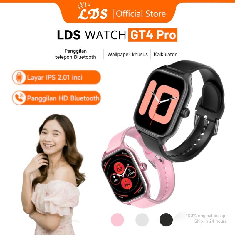 【Exclusive Vanda Rainy】LDS Smartwatch GT4 Pro 2.01 inci HD AMOLED ...