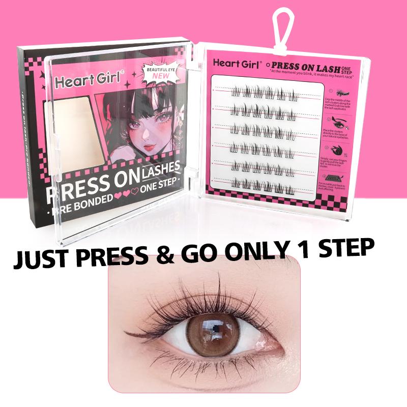 "Heart Girl Glue-Free Eyelashes. Natural look, magnify eyes. - TikTok ...