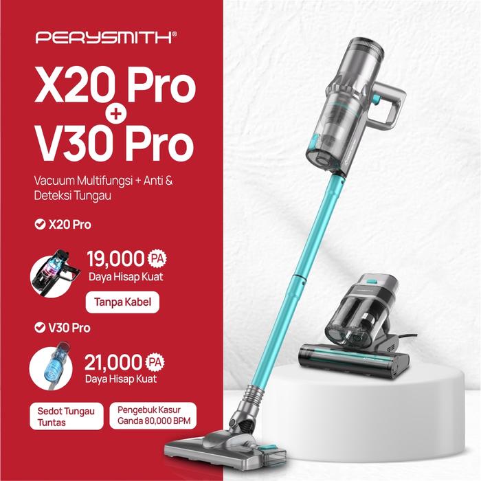 Promo PerySmith X20 Pro Cordless Vacuum Cleaner PerySmith V30 Pro ...