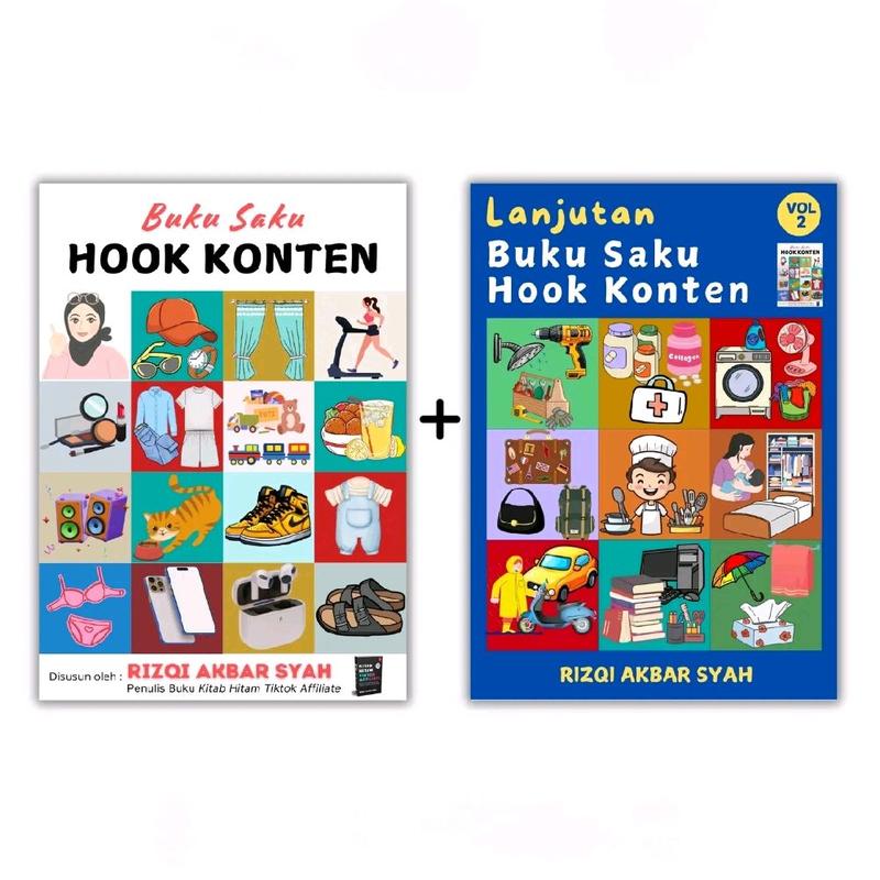 BUKU SAKU HOOK KONTEN (vol. 1 & vol. 2) disusun oleh: RIZQI AKBAR - Shop | Tokopedia
