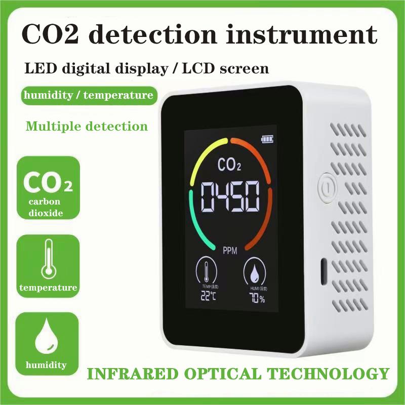 Carbon dioxide detector Air detection temperature and humidity co2 ...