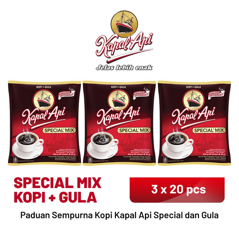 Kapal Api Special Mix 3 Bag (20 x 23 gr) - Shop | Tokopedia