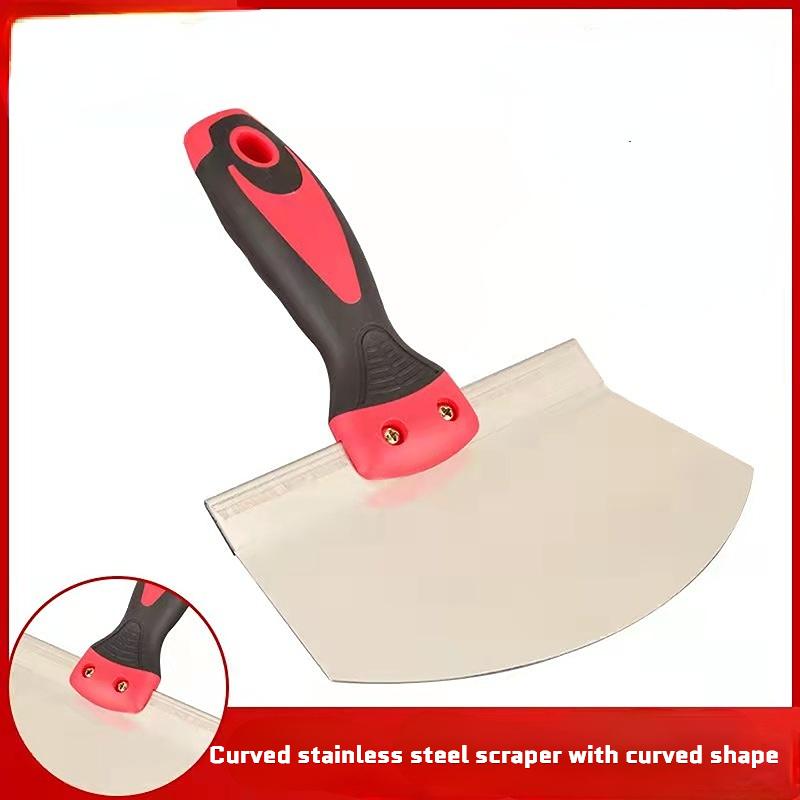 Stainless steel Curved blade Puttying Bending scraper Semicircle ...