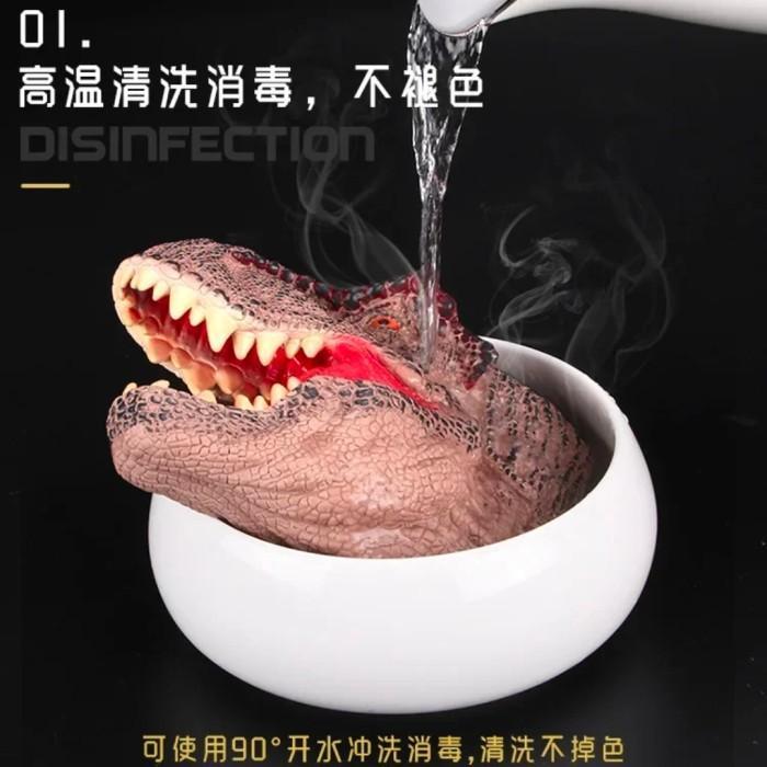 Hi Quality Dinosaurus Head Kepala Dino Carnotaurus Hand Puppet - Shop ...