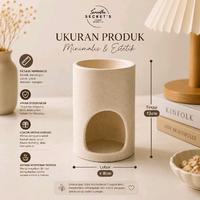 Promo Tungku Aromaterapi Oil Burner Tungku Wax Burner Keramik Premium ...