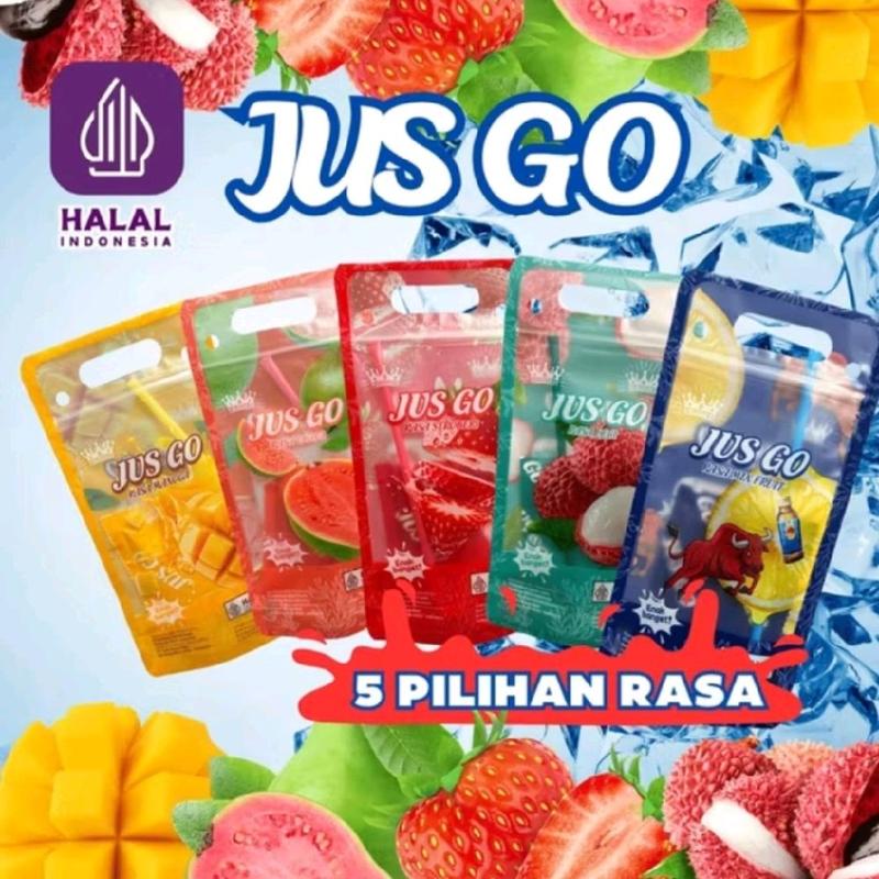 Jus Go , minuman segar yang lagi viral, jus segar dalam kemasan, tidak ...