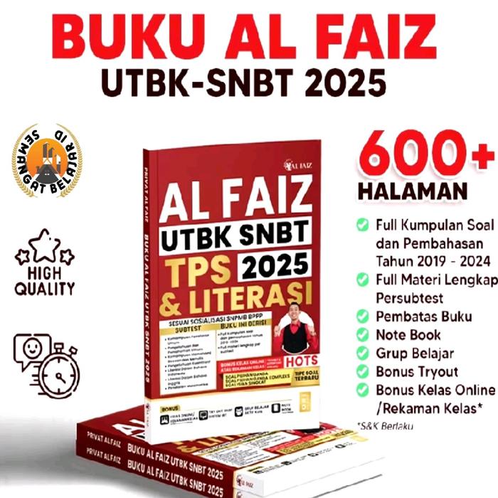 Jual BUKU UTBK SNBT 2025 TPS DAN LITERASI. BUKU PERISPAN UTBK TERBARU ...