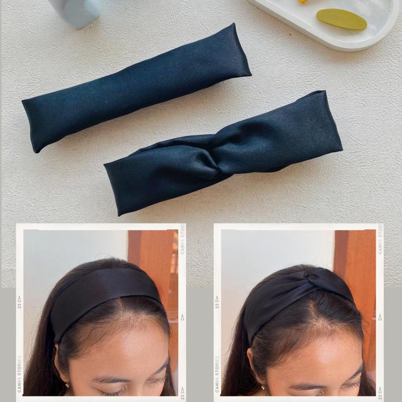 Lavala Bandana / Bando Bahan Satin Model Simple dan Silang/Simpul ...