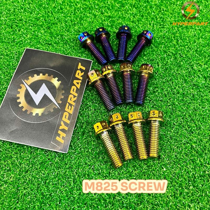 M825 SCREW GOLD TITANIUM BLUE TITANIUM GOLD FOOTREST SCREW SPROCKET ...