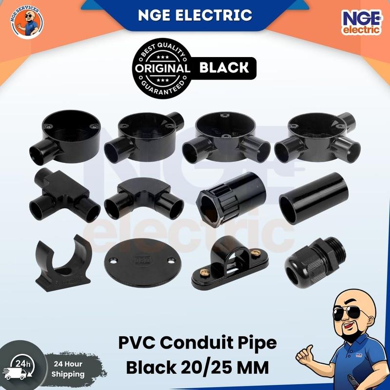 PVC Black 20mm/25mm PVC Electrical Conduit Fitting Accessories - TikTok ...