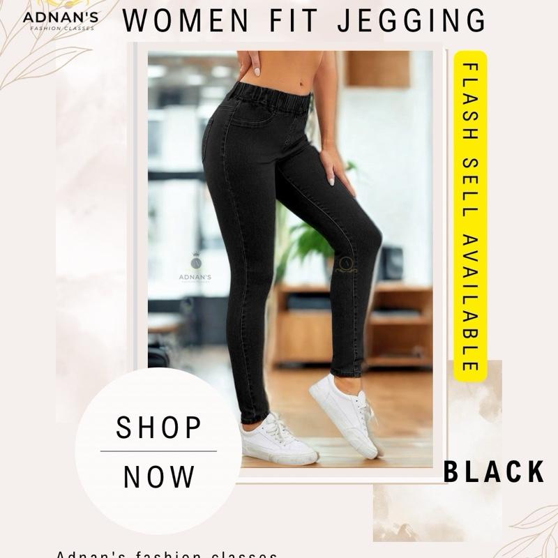 Adnan's WOMEN FIT JEGGING KAIN STRETCHABLE JEANS PANT [26-40]. - TikTok ...