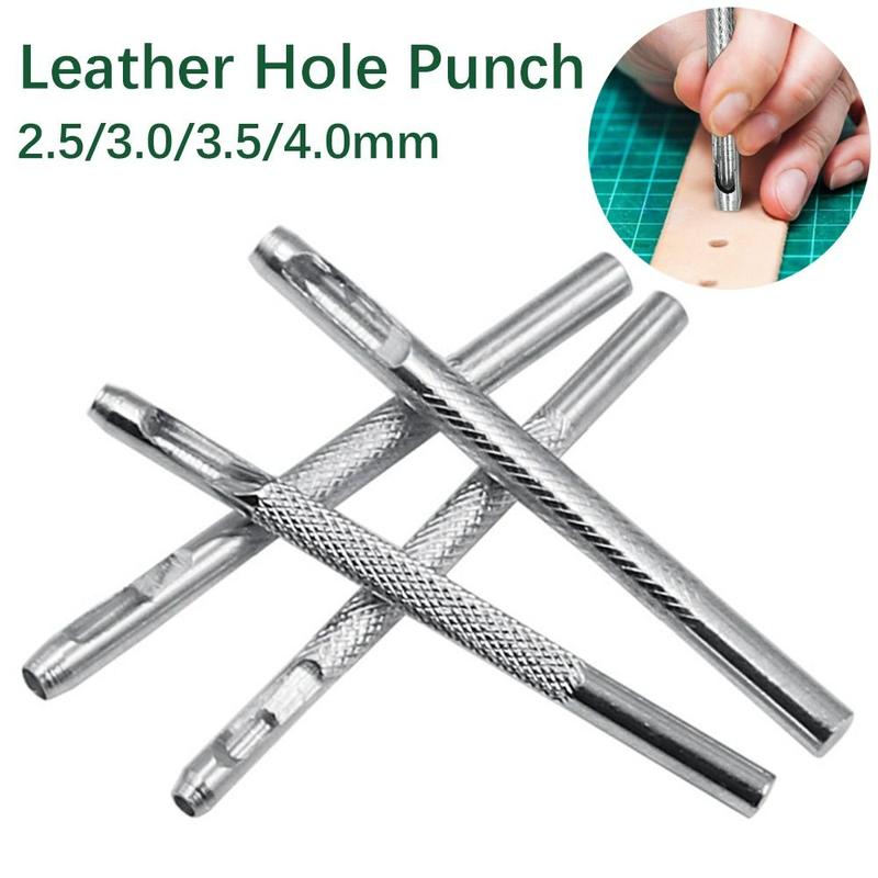 Penebuk Lubang Kulit Keluli Karbon, Kukuh, 2.5 / 3 / 3.5 / 4mm ...