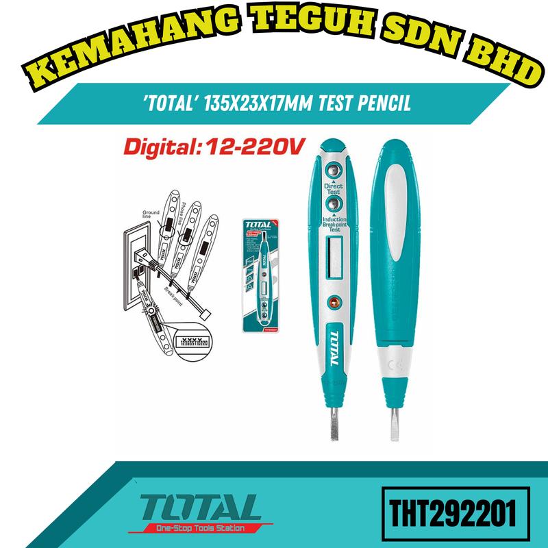 THT292201 'TOTAL' 135X23X17MM TEST PENCIL - TikTok Shop Malaysia