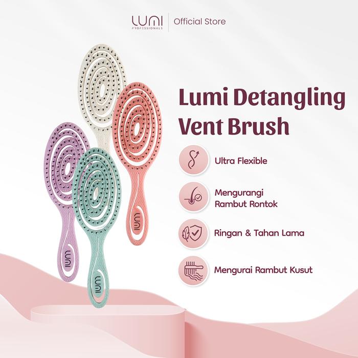 Jual Lumi Detangling Vent Brush - Sisir Rambut Ultra Flexible ...