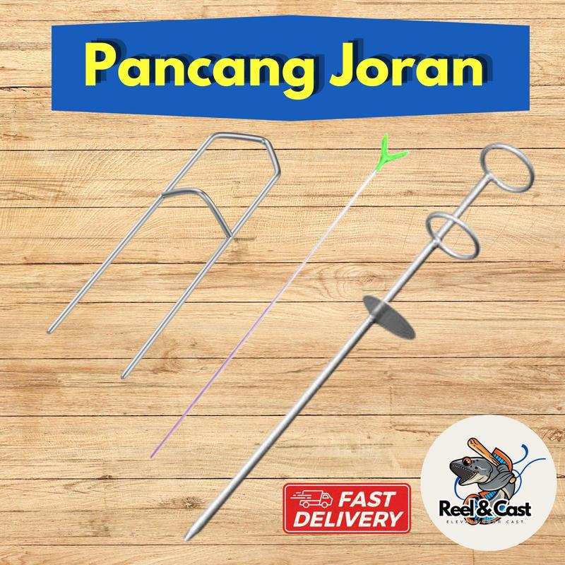 [FRH001] Fishing Rod Stand Pancang JORAN Pancing Pantai Reel Stand ...