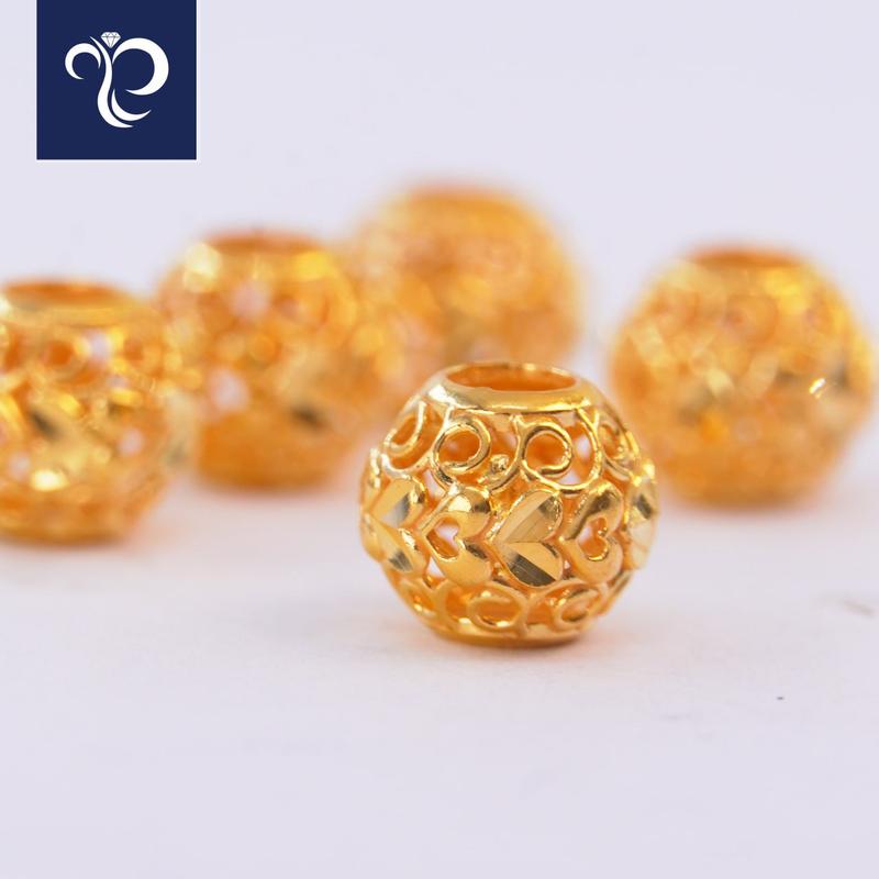 Charm Bead Boba Original Emas 916 Kedai Emas Perling - TikTok Shop Malaysia