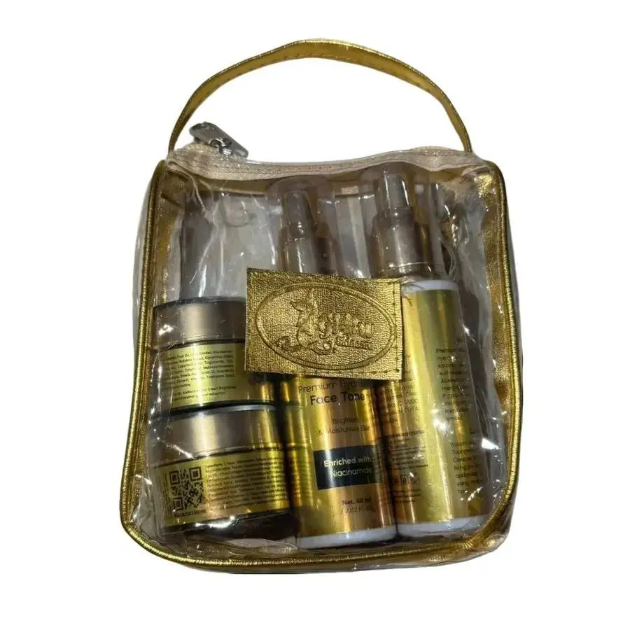 Paket Glow Skincare 4in1 (GOLD EDITION) BPOM (FREE SERUM 10ML ...