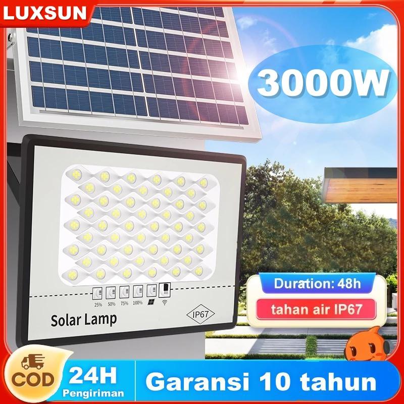 3000W Lampu Tenaga Surya Lampu Solar Panel Lampu Solar Cell Lampu ...
