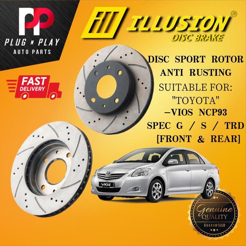 ILLUSION TOYOTA VIOS NCP93 SPEC G / S / TRD DEPAN & BELAKANG - TikTok ...