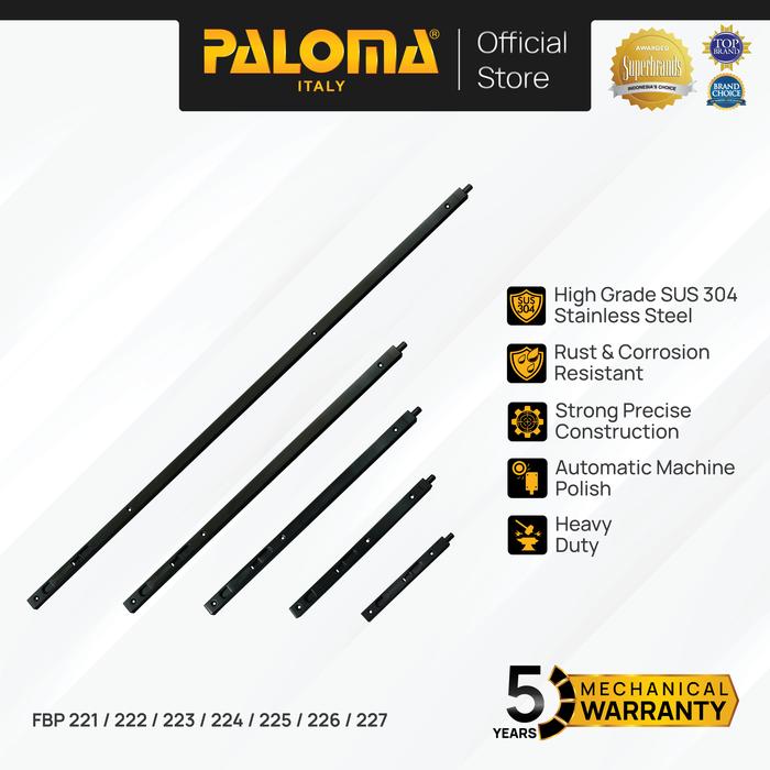 Promo PALOMA Flush Bolt Grendel Gerendel Tanam Slot Pintu Door Jendela ...
