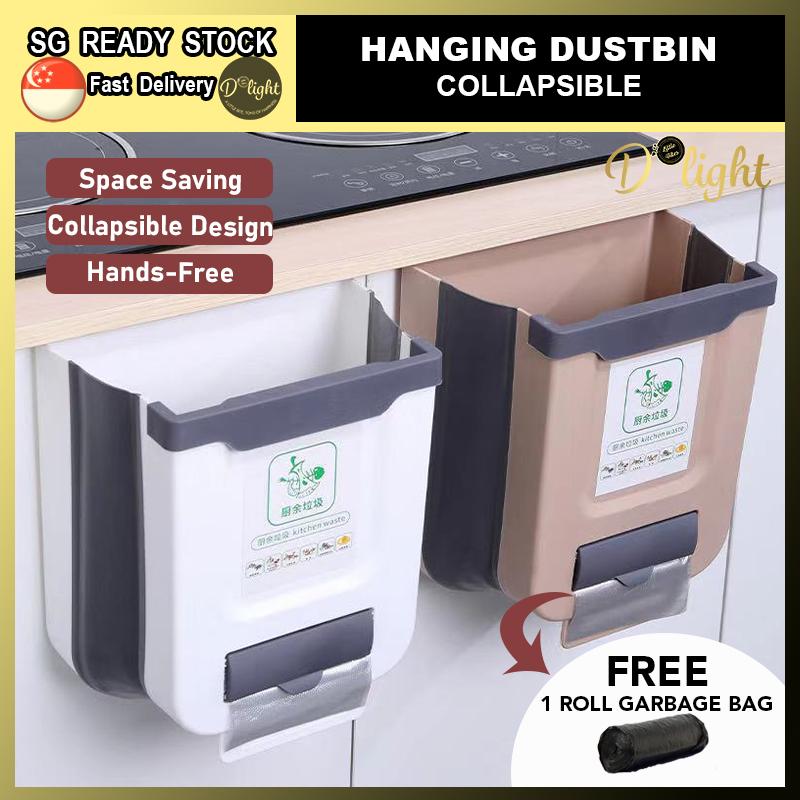 Foldable Hanging Trash Bin Collapsible Creative Dustbin Spac - TikTok ...