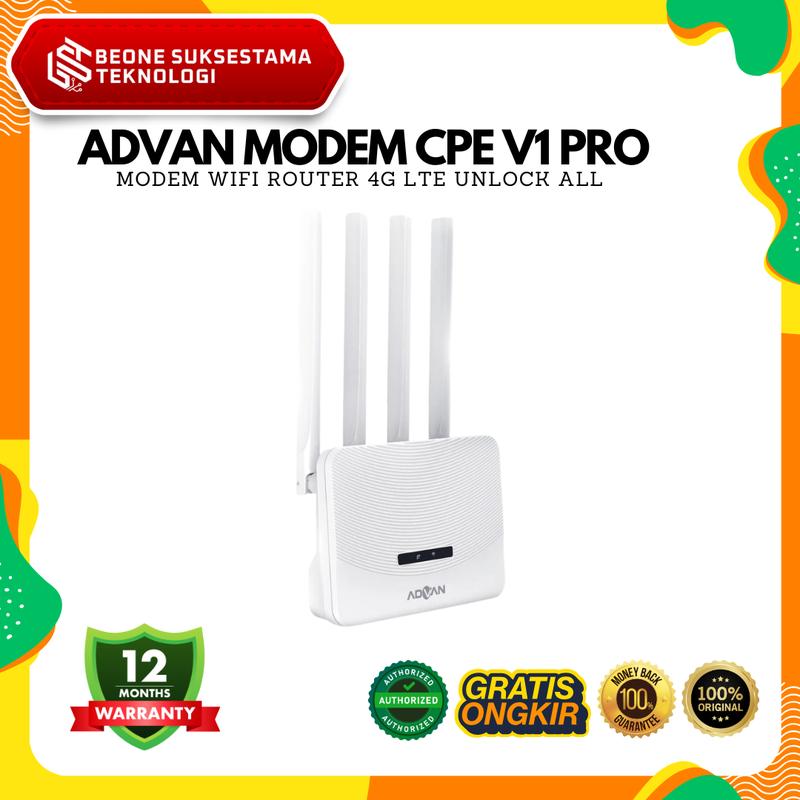 ADVAN CPE V1-PRO MODEM ROUTER WIFI 4G LTE Unlock All Operator - Shop ...
